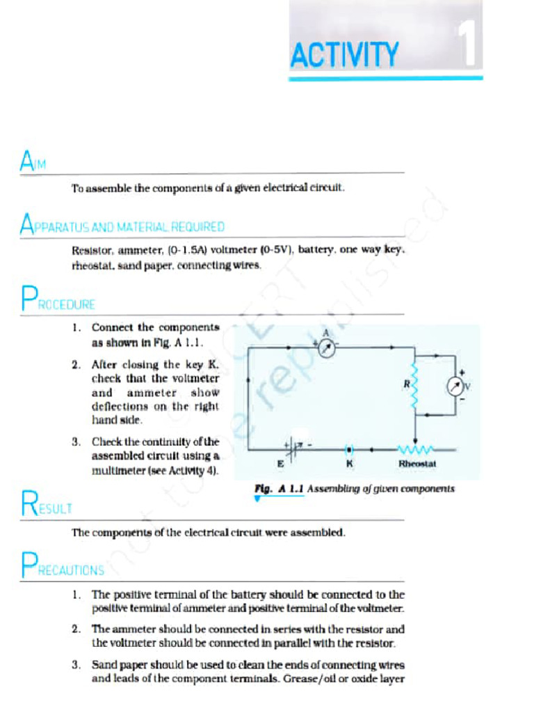 Class 12 Physics Activity File | PDF | Series And Parallel Circuits | Capacitor