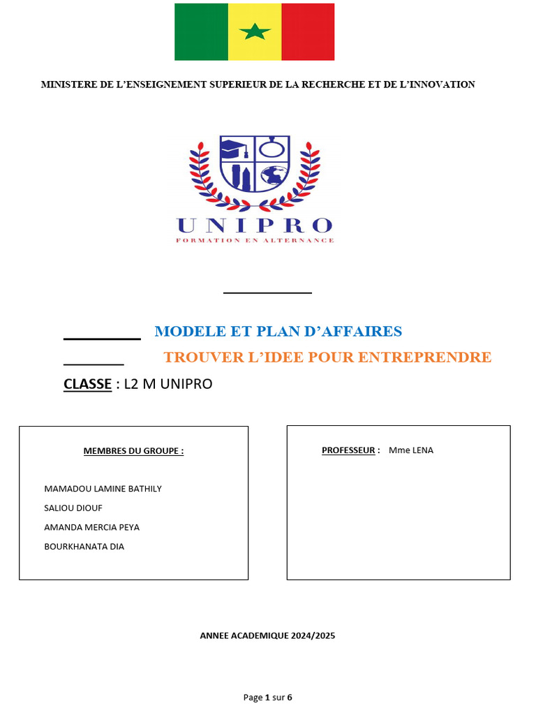 Trouver l'Idée pour Entreprendre | PDF | Entrepreneuriat | Économie