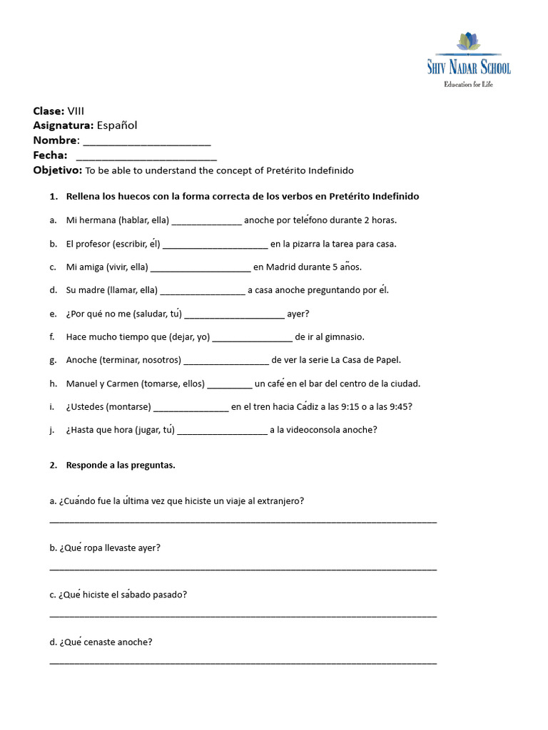 Grade 8 Chapter 3 Worksheet 3 | PDF