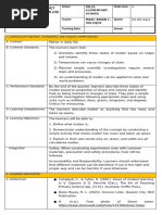 Grade 5 DLL SCIENCE 5 Q3 Week 3 | PDF | Fahrenheit | Temperature