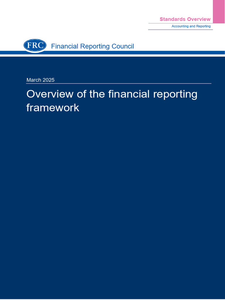 Overview of The Financial Reporting Framework March 2025 | PDF | Income ...