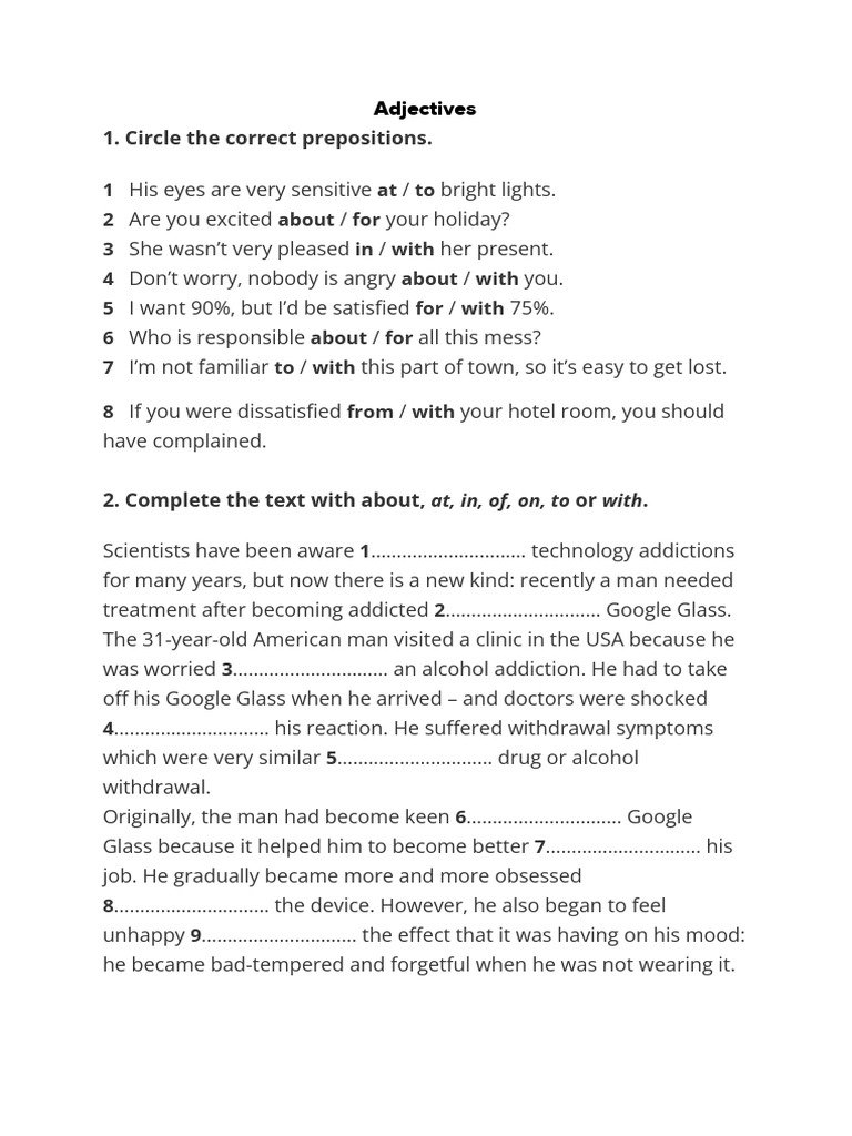 Grammar Test | PDF