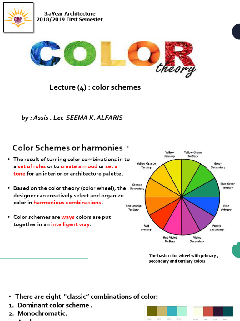 Understanding Tetradic Color Schemes | PDF