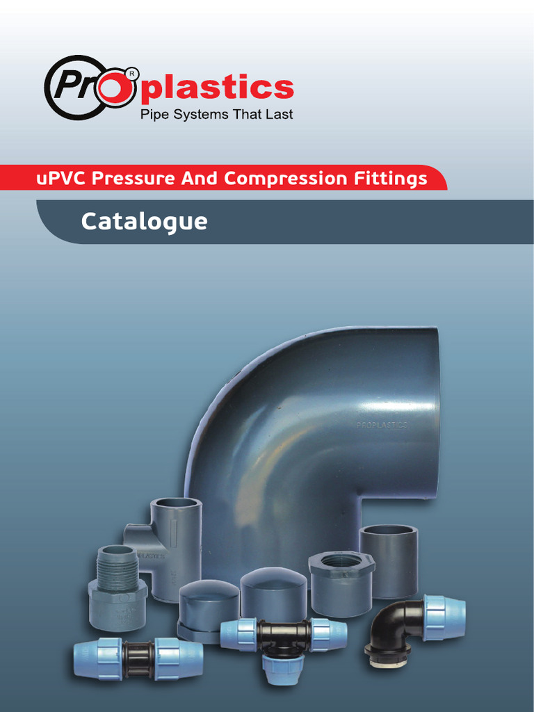 UPVC Pressure and Compression Fittings | PDF | Pipe (Fluid Conveyance) | Polyvinyl Chloride