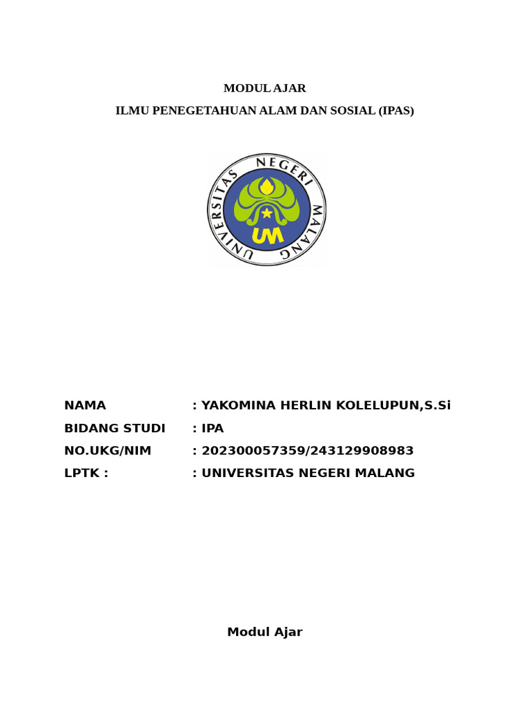 Modul Ajar Fix | PDF