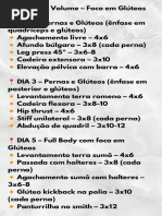 Ficha de Treino Low Volume Completa | PDF