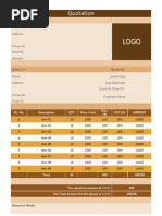 Bill Book Format Template Word | PDF