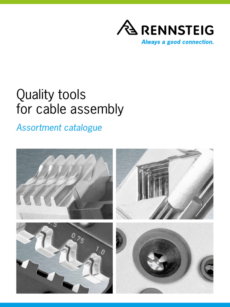 Cable and Connector Tools | PDF | Coaxial Cable | Electrical Connector