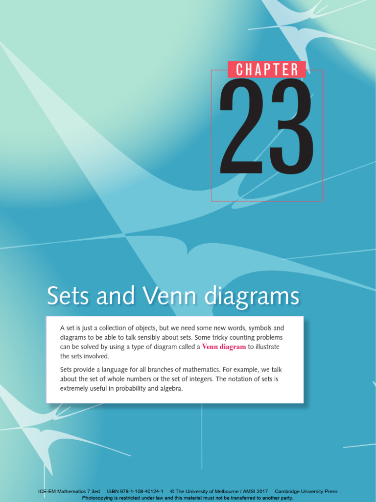 Understanding Sets and Venn Diagrams | PDF | Set (Mathematics) | Empty Set