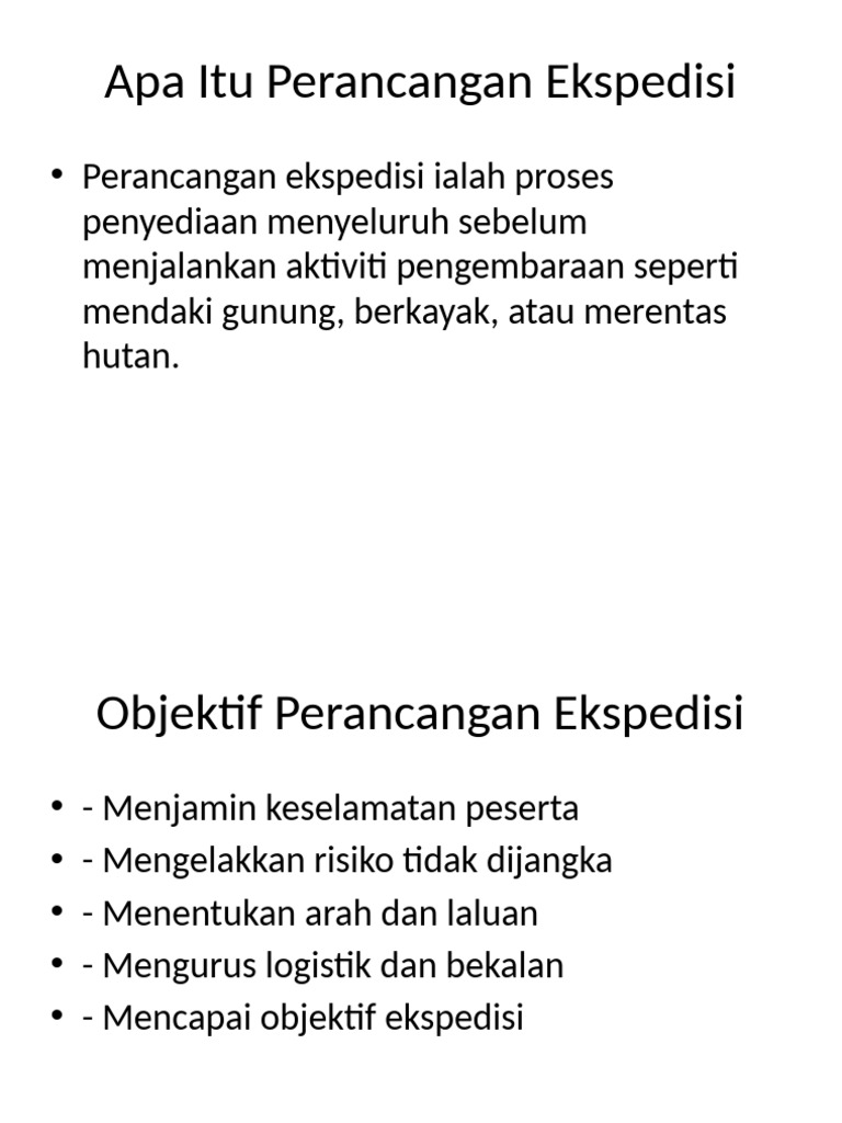 Perancangan Ekspedisi | PDF