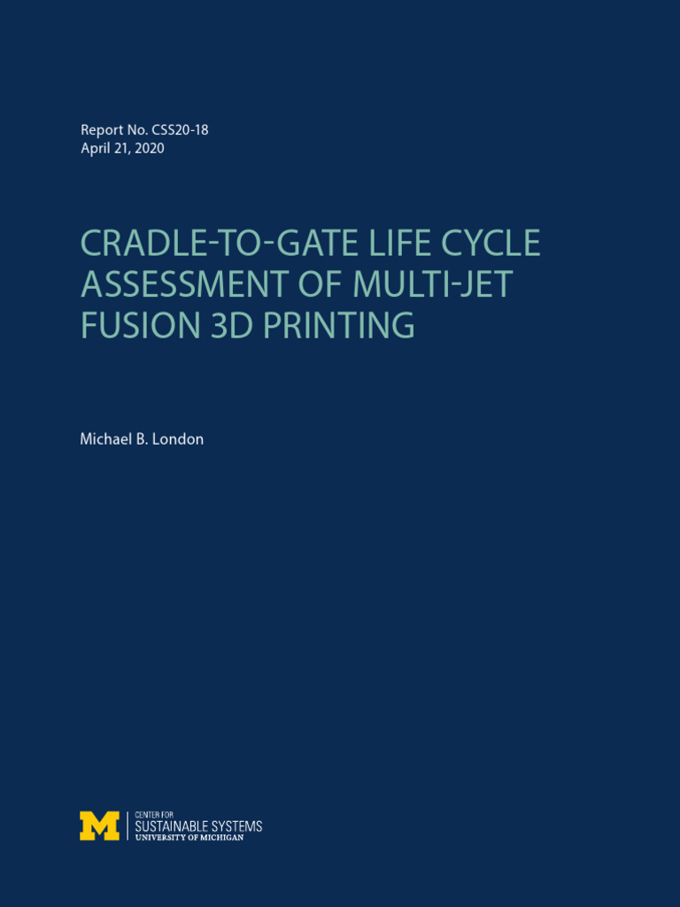 London, Lewis, Keoleian - 2020 - Cradle-To-Gate Life Cycle Assessment ...