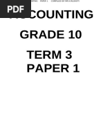 Economics Grade 10 Eclassroom Term 3 Notes | PDF | Taxes | Mining