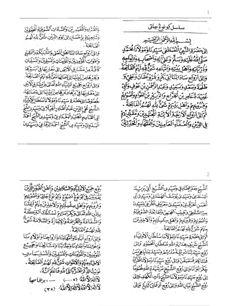 Silsila Sunan Gunung Jat | PDF