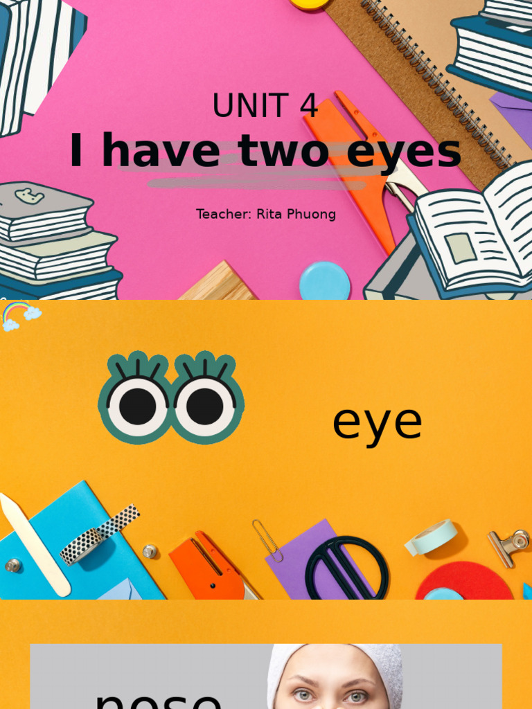 UNIT 4-I Have Two Eyes | PDF