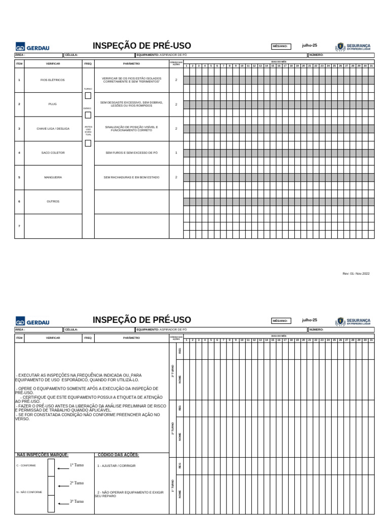 Gma 010 Formulários 004 - Gma 010 Formulários 004 Aspirador de Pó | PDF