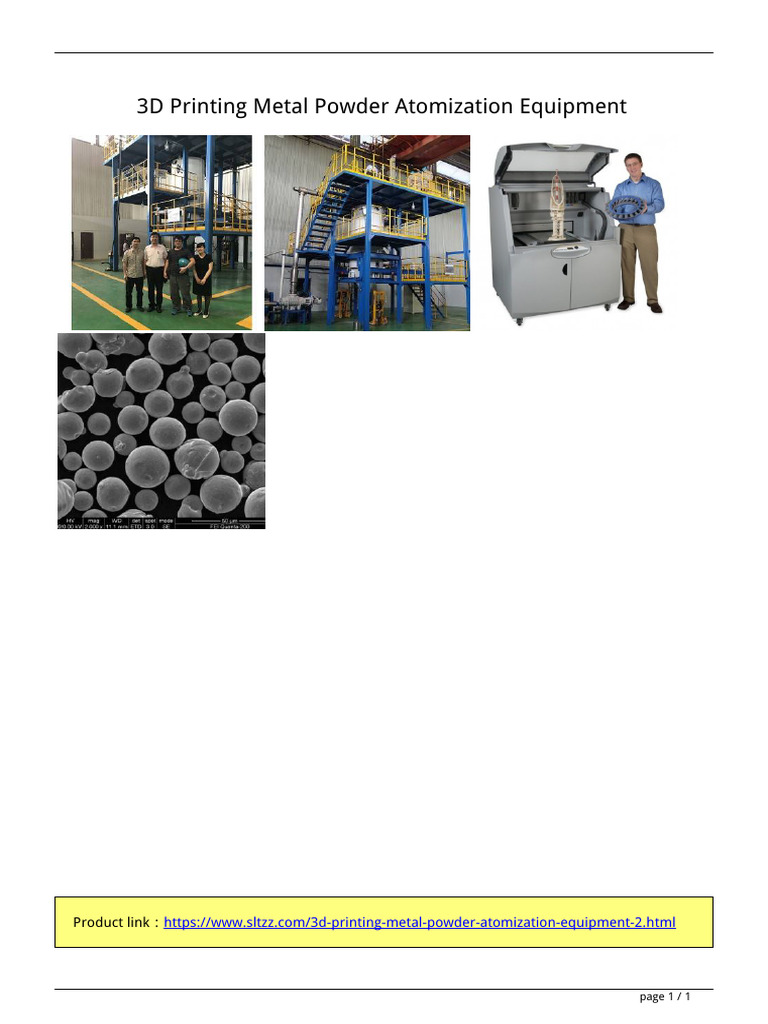 3d Printing Metal Powder Atomization Equipment 2 | PDF