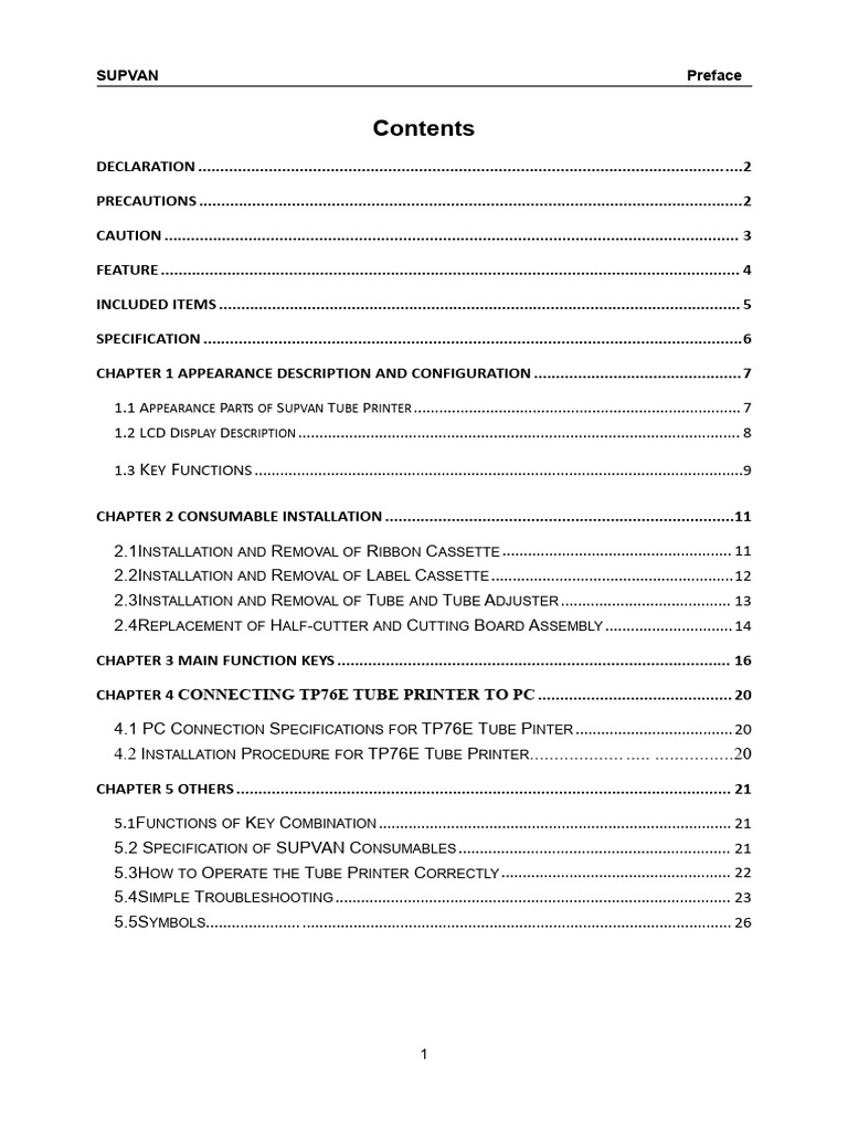 TP70E TP76E Manual (Orange Keyboard) | PDF | Printer (Computing) | Personal Computers