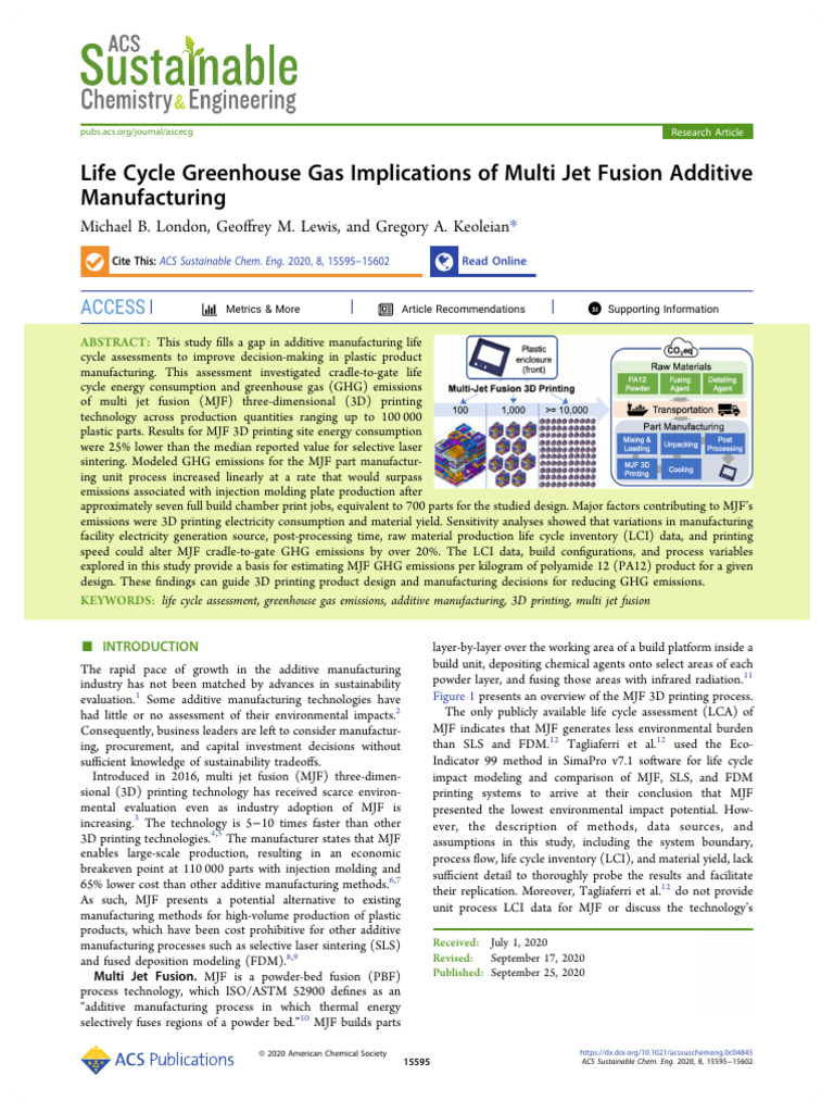 London, Lewis, Keoleian - 2020 - Life Cycle Greenhouse Gas Implications ...