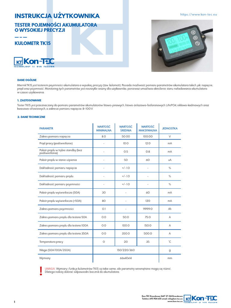 Manual TK15 | PDF