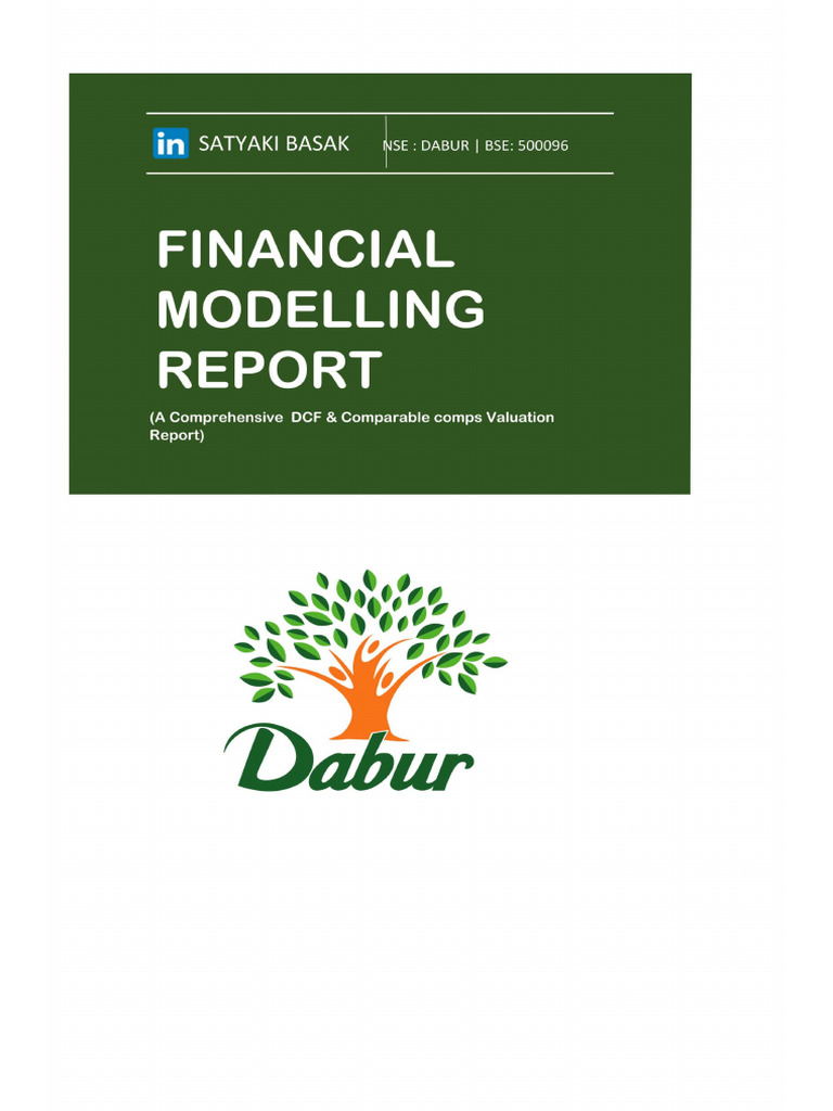 Dabur Financial Modelling Report - 1 | PDF