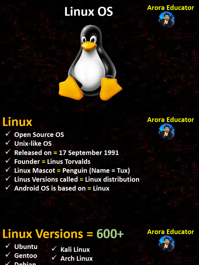 Overview of Linux Operating System | PDF | Linux | Desktop Environment