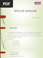 Tipos de Vendaje PDF | PDF | Herida | Enfermedades y trastornos