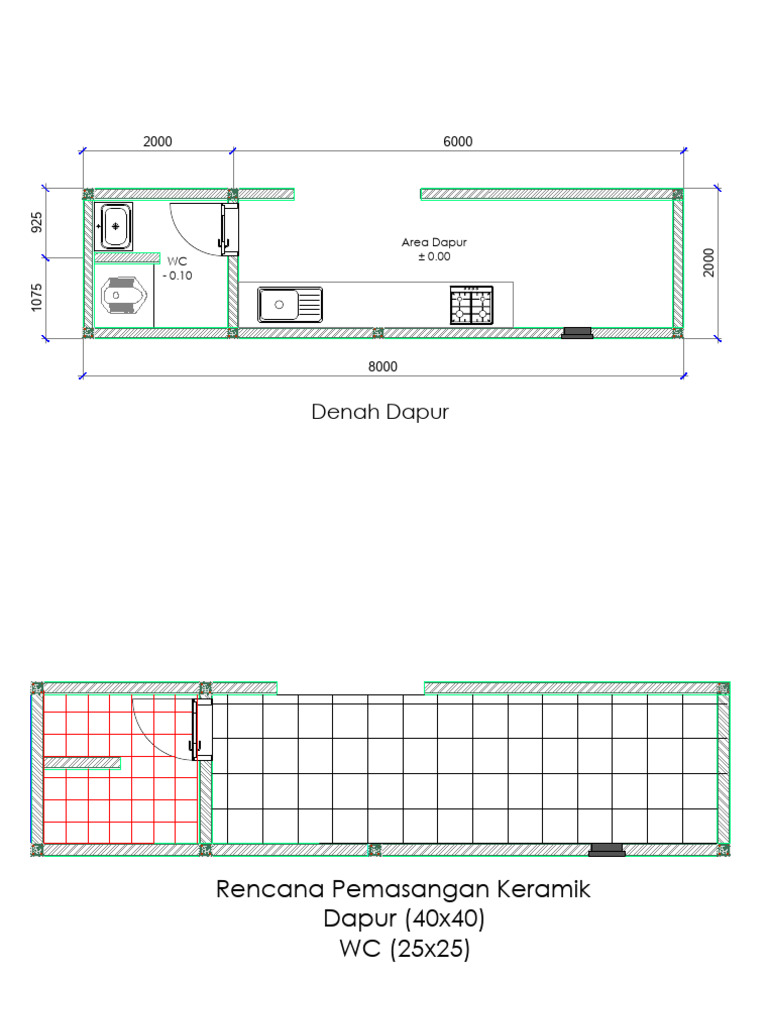 Denah Dapur 2025 Pdf