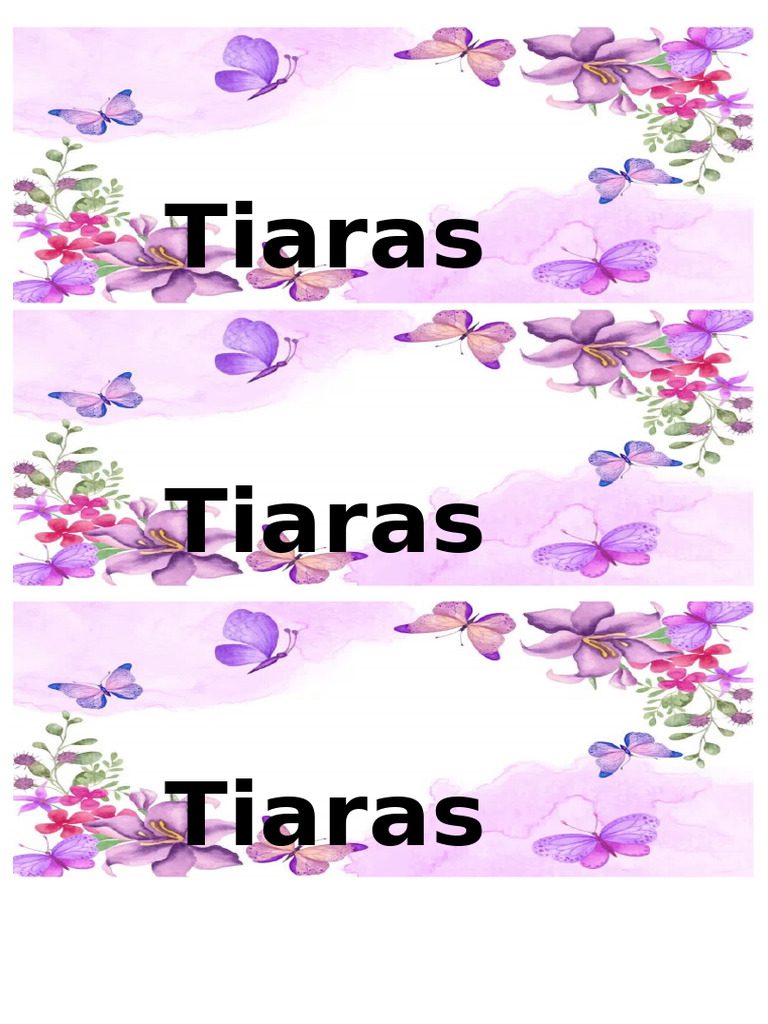 Tiaras | PDF