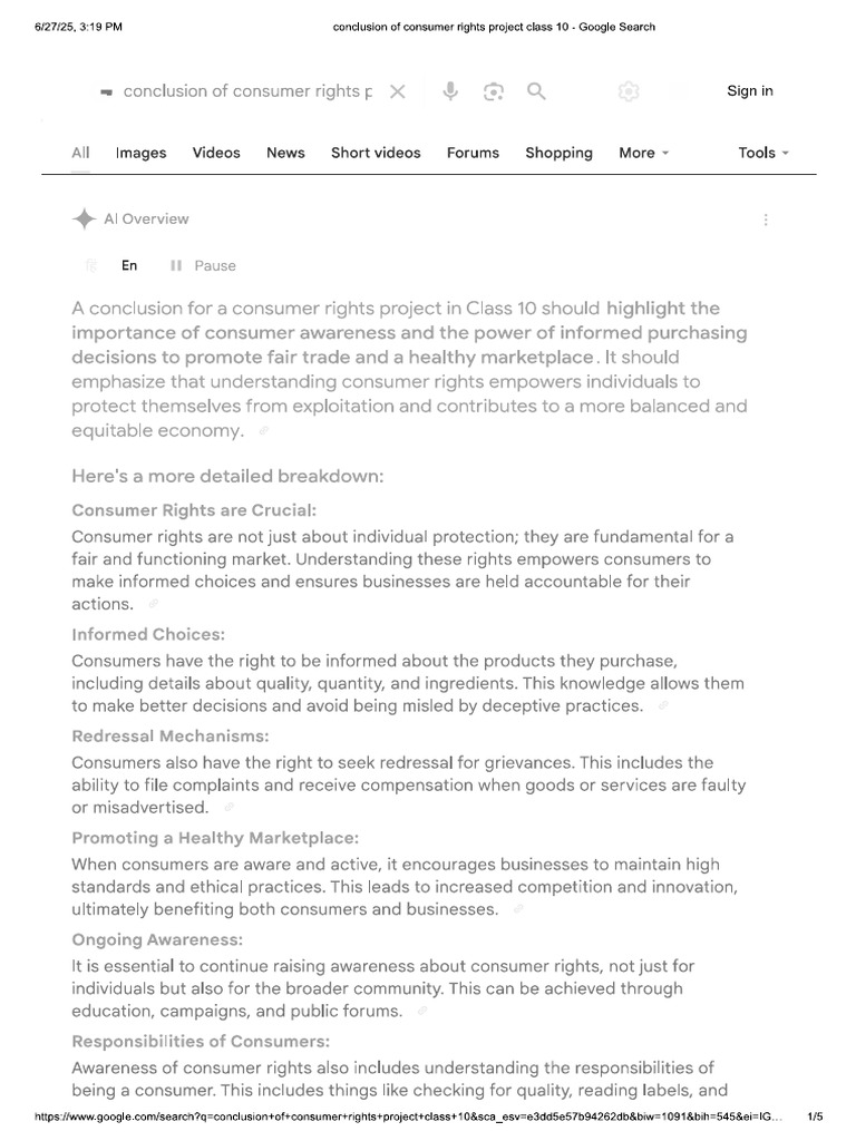 Consumer Rights | PDF