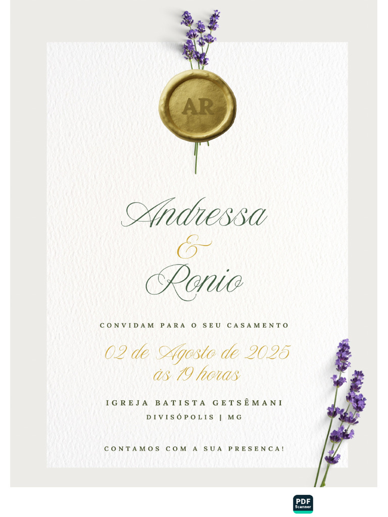 Andressa e Ronio | PDF