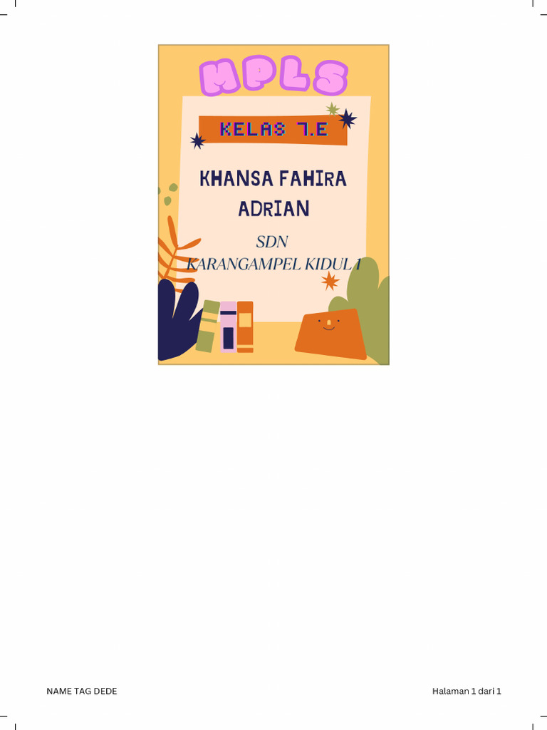 Name Tag Dede | PDF