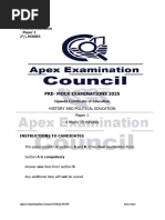 A'Level New Curriculum Sample Items For Geography Paper 250, p250 - 2 ...