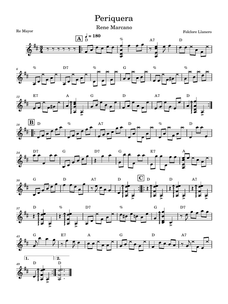 Periquera (René Marcano) | PDF