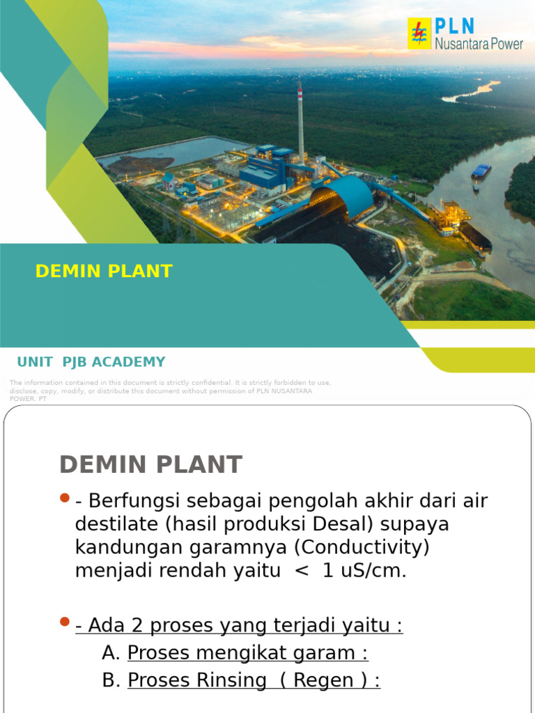 Teori Dasar Demin Plant 2023 | PDF