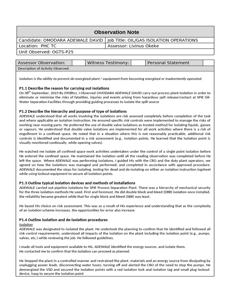 Omodara Adewale David | PDF | Risk Assessment