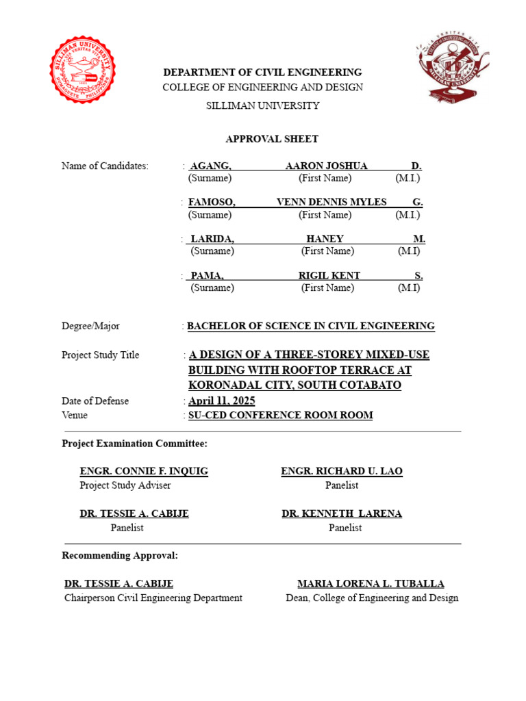 Approval Sheet Thesis | PDF