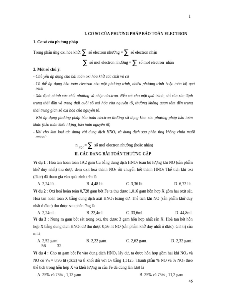 16 Phuong Phap Va Ky Thuat Giai Nhanh Bai Tap Trac Nghiem Hoa Hoc-45-60 | PDF