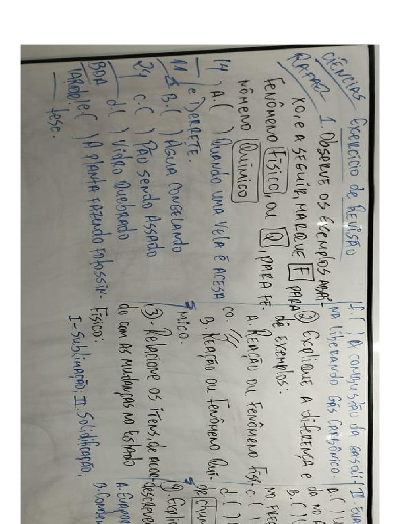 Exerc Revisão | PDF