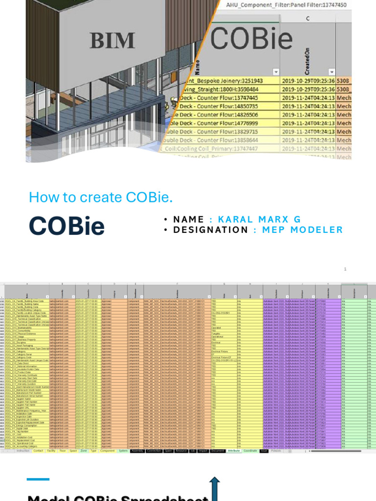 How To Create COBie Using With BIM Interoperability Tool | PDF ...