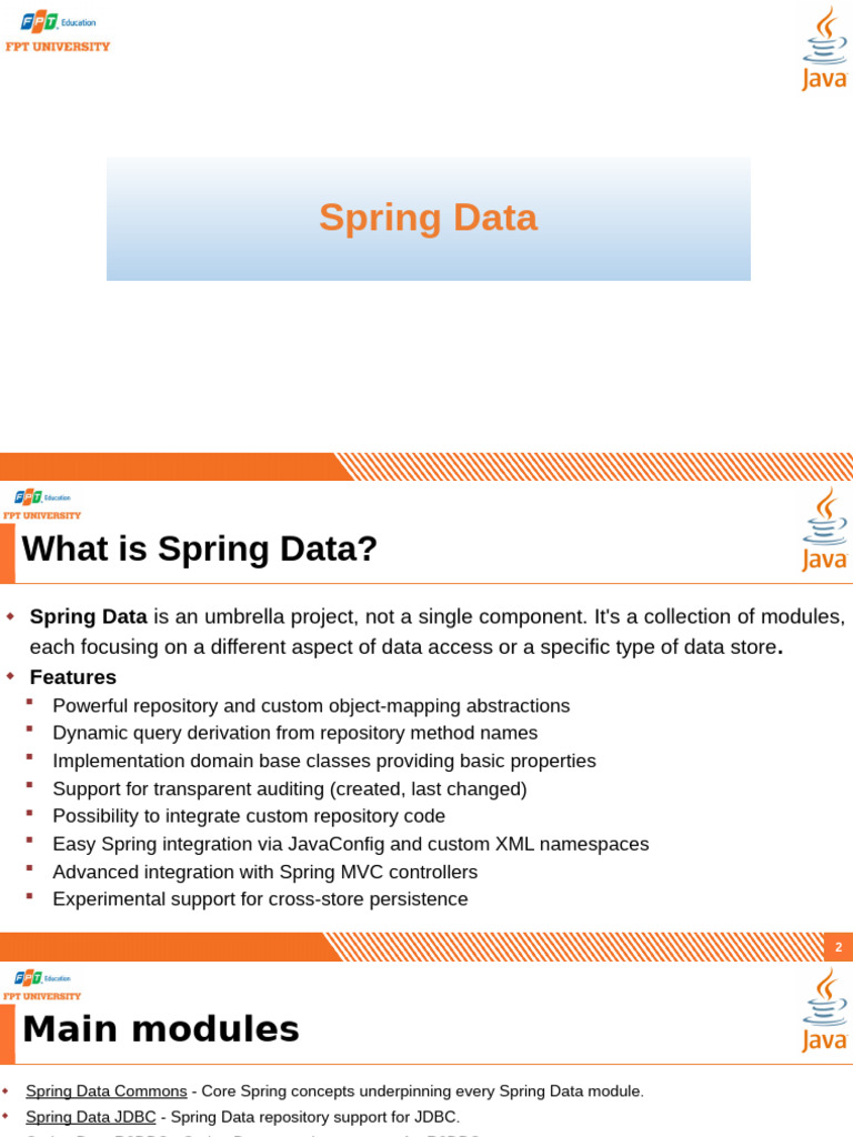 Chapter 04 - Spring Data JPA | PDF | Spring Framework | Method (Computer Programming)