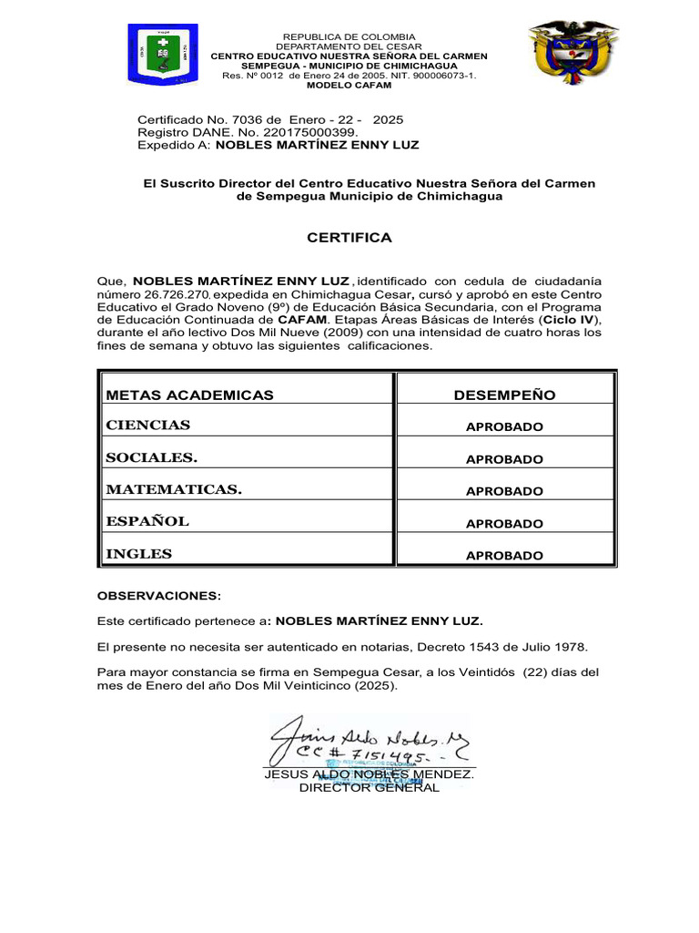 Nobles Martínez Enny Luz | PDF