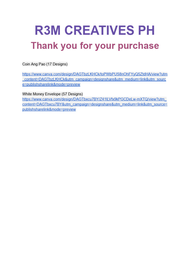 Coin Ampao & White Money Envelope | PDF