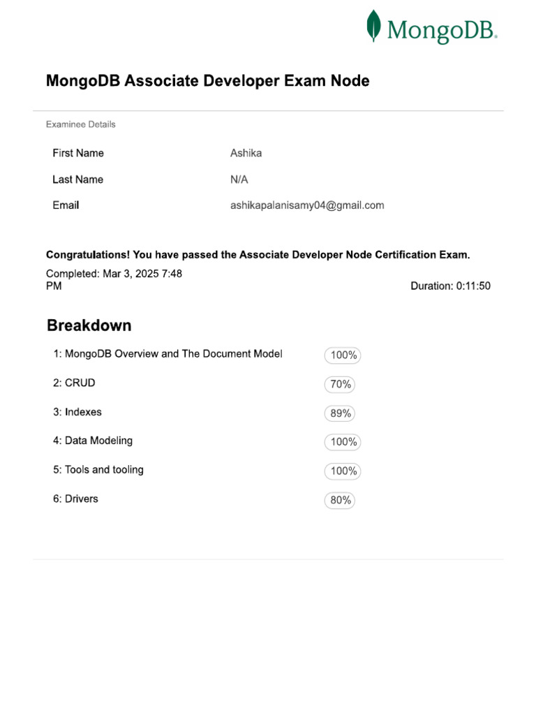Mongodb Course | PDF