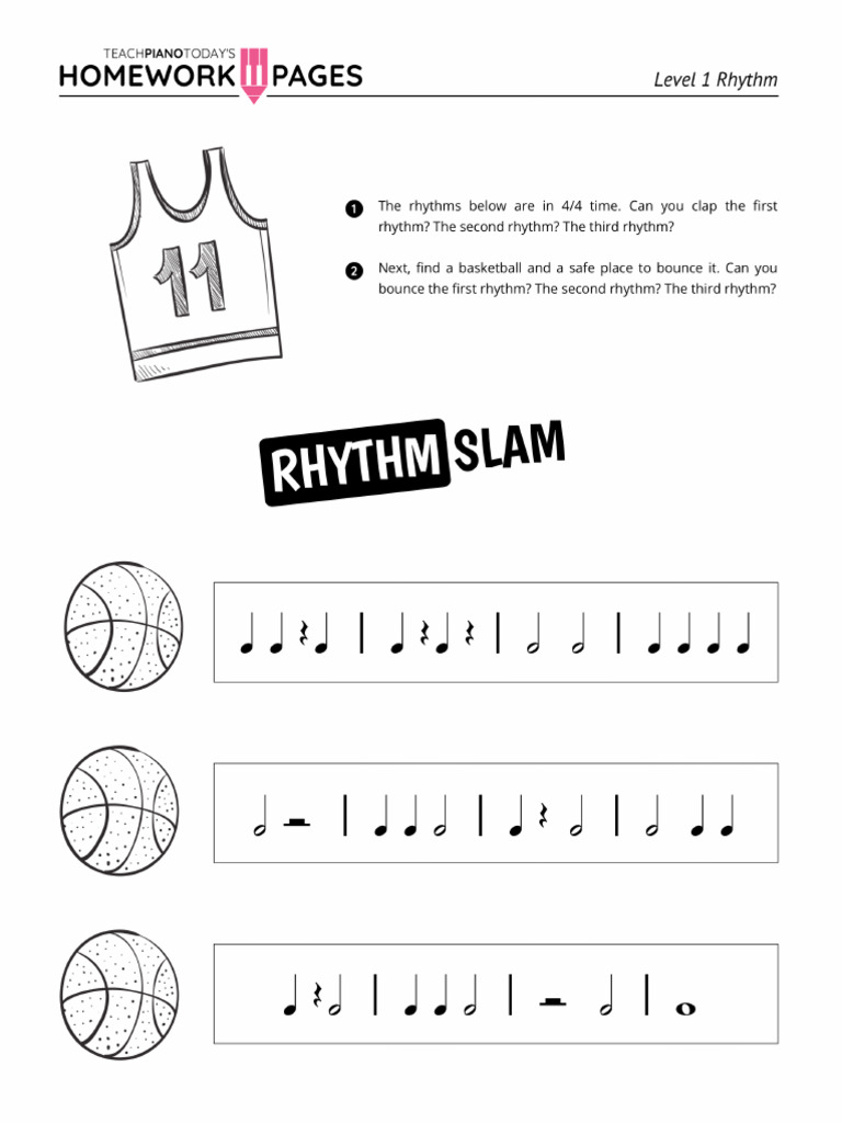 15 Rhythm Slam Level 1 | PDF