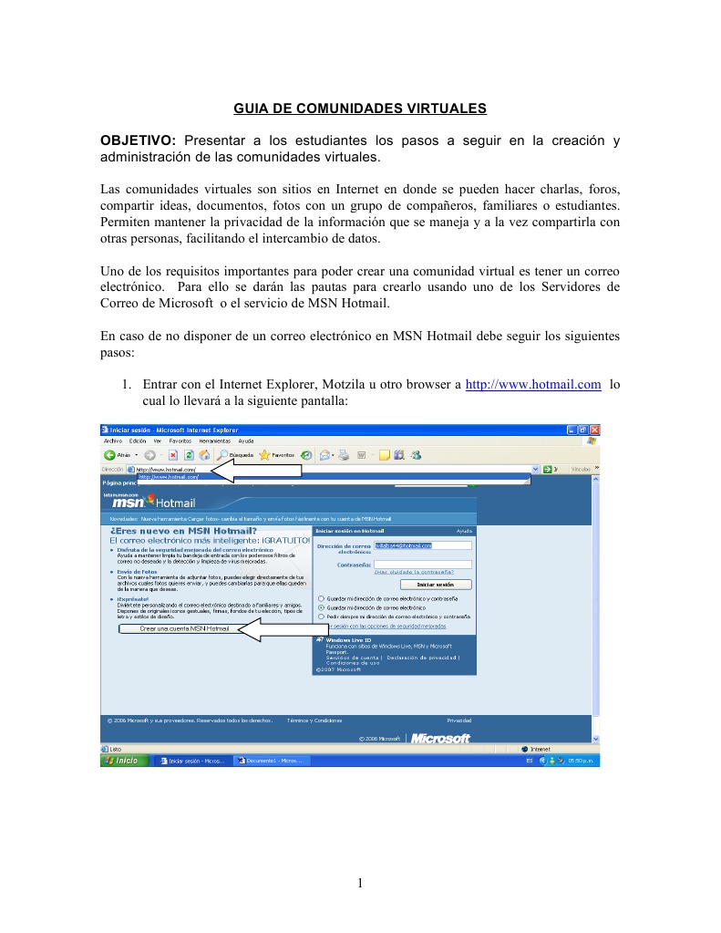 Guia Comunidades Virtuales | Descargar gratis PDF | Correo electrónico ...