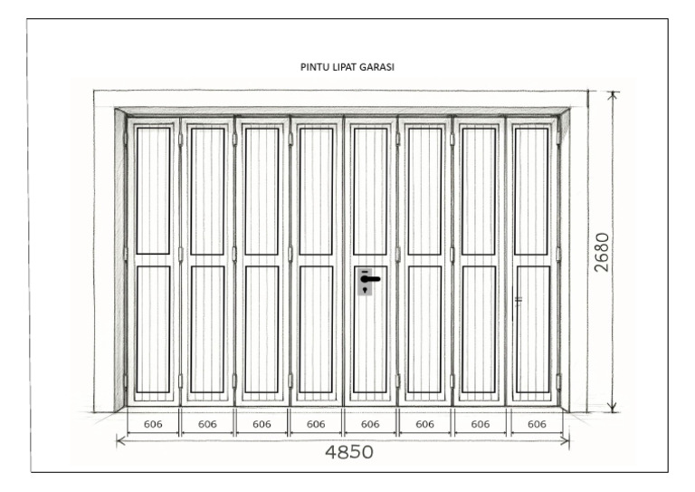 Draw Pintu Lipat Garasi | PDF