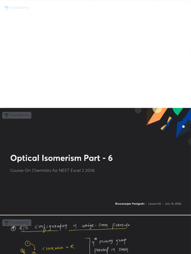 Optical Isomerism Part - 6 With Anno 1752678688914 | PDF