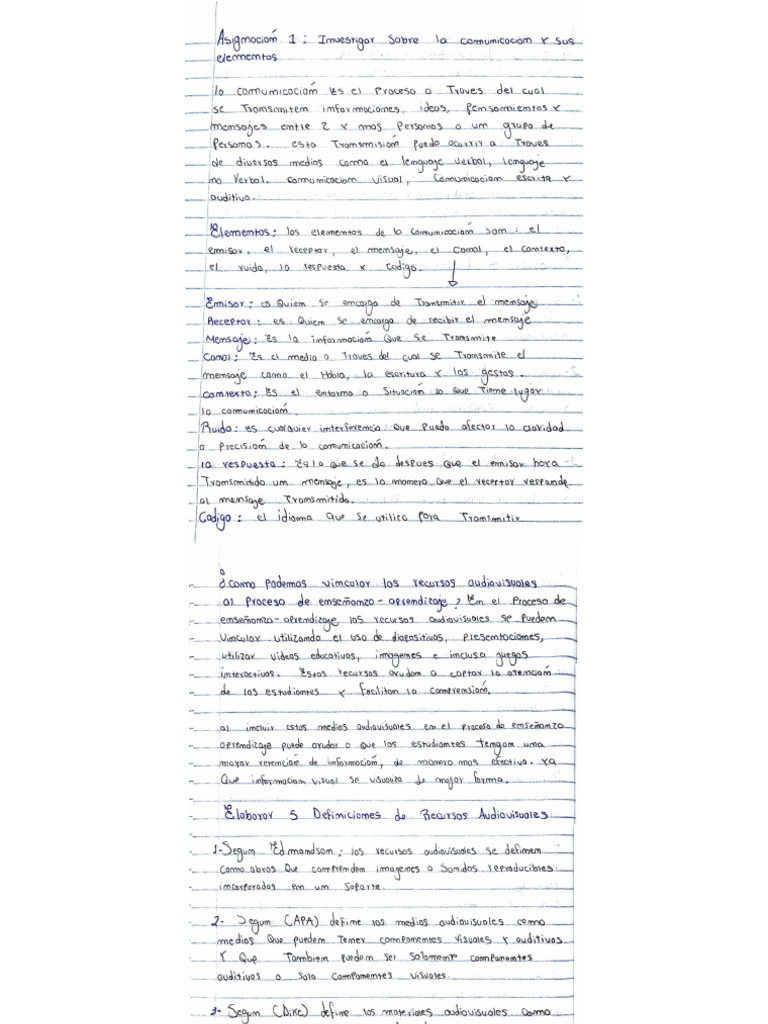 Asig 1. Recursos Audiovisuales | PDF