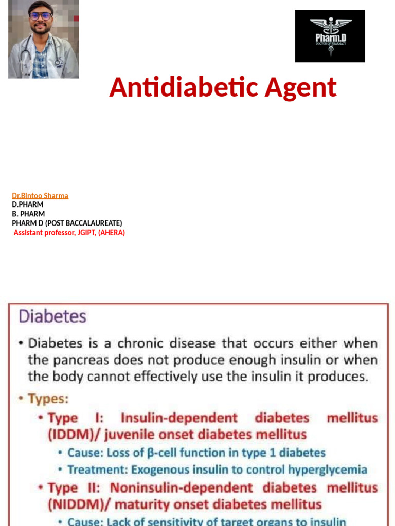 Anti Diabetic Agent | PDF