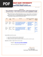 Infosys Springboard Courses - Notification | PDF | Computing